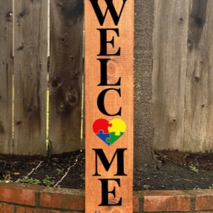 Autism Welcome Sign - Spectrum Welcome - Personalized Welcome Sign ...