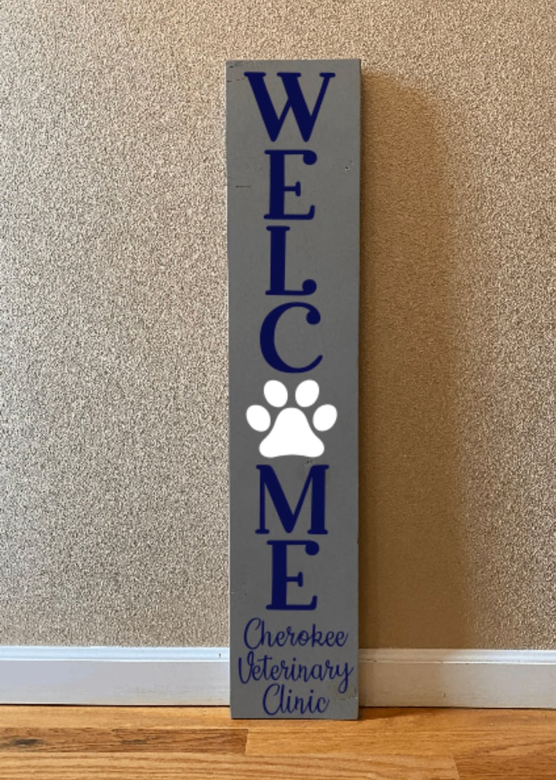Pet Welcome Sign Vet Sign Personalized Welcome Sign | Etsy