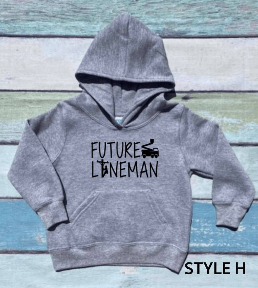 TODDLER Line Kid Hoodie-lineman Child Hoodie-linemans Girl-linemans Son ...