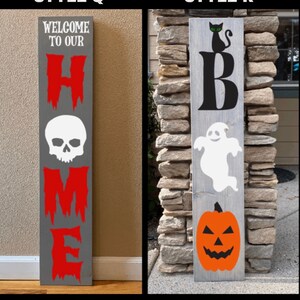 Fall Sign - Halloween Sign - Autumn Sign - Porch Sign - Leaning Sign ...