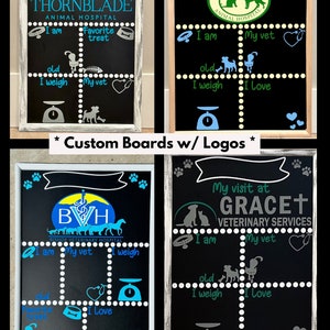 Veterinary First Visit Chalkboard - Vet Visit Chalkboard - Pets First ...