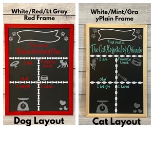 Veterinary First Visit Chalkboard Vet Visit Chalkboard Pets First Visit ...