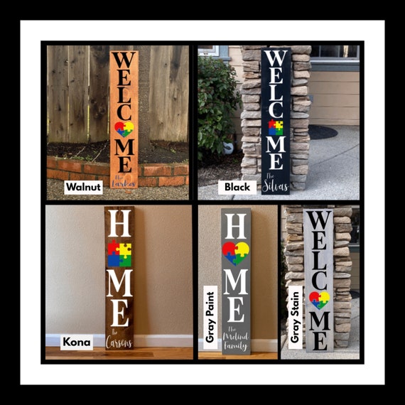 Autism Welcome Sign Spectrum Welcome Personalized Welcome - Etsy UK