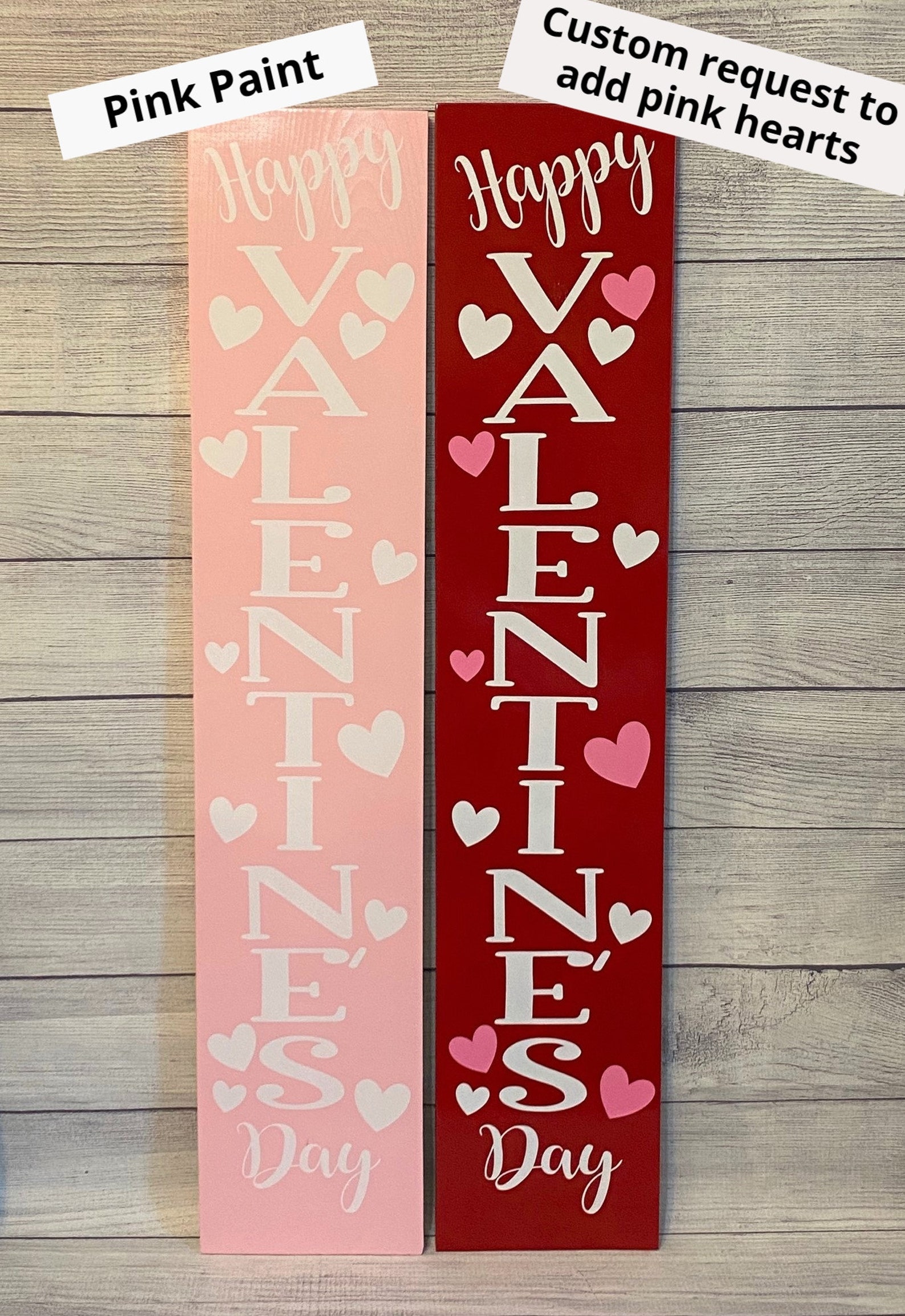 Reversible Sign Double Sided Christmas Sign Valentine's - Etsy