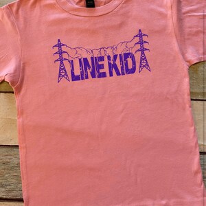 TODDLER & YOUTH Line Kid Shirt - Lineman Child Shirt - Linemans Girl ...