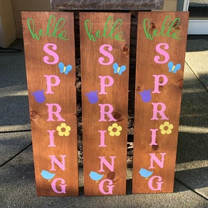 Reversible Sign Double Sided Christmas Sign Valentine's Day St. Patrick ...