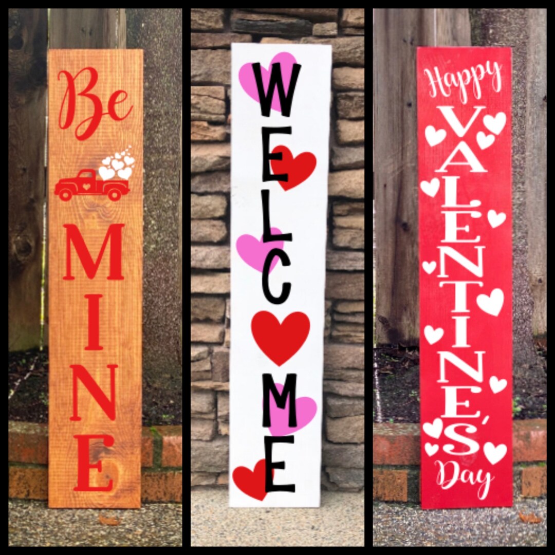 Valentine's Day Sign, Valentine's Day Decorations, Welcome Sign ...