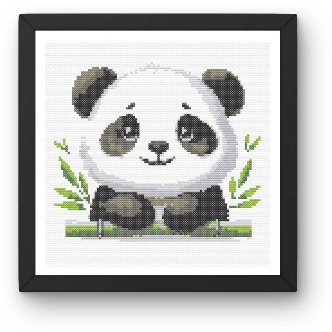 Panda Cross Stitch Pattern PDF / SVG | Animal Cross Stitch Pattern ...