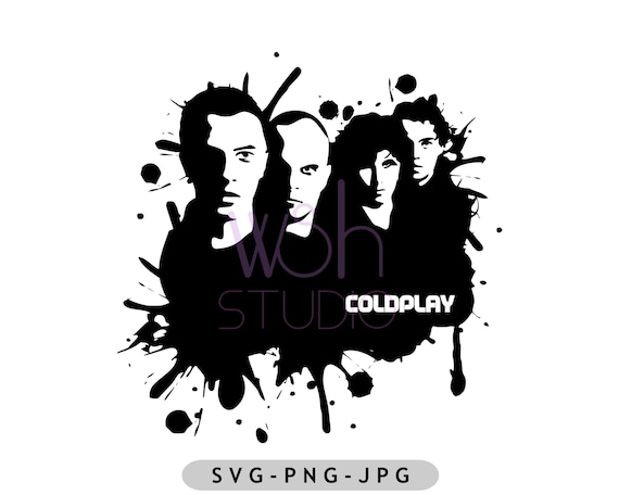 Coldplay band Digital Download/svg png jpg files For | Etsy