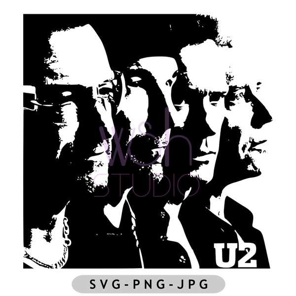 Rock Band Svg - Etsy
