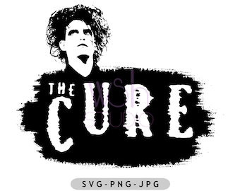 The Cure Band Png - Etsy
