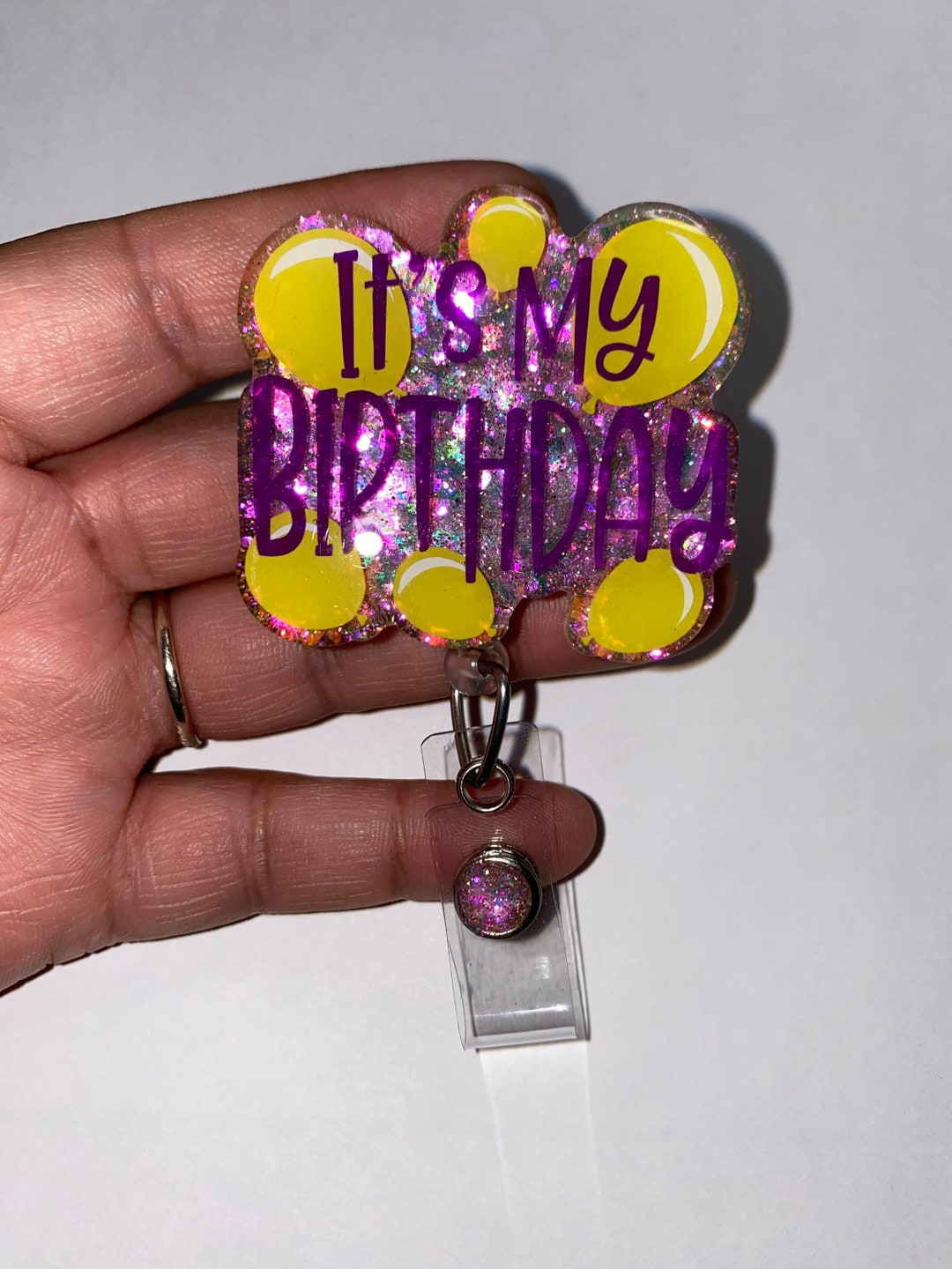 It's My Birthday Badge Reel Birthday Badge Reel It's - Etsy