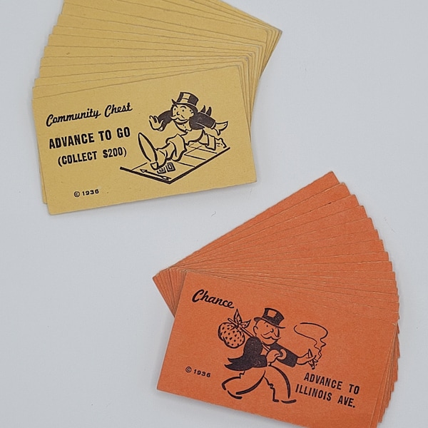 Community Chest Card - Etsy