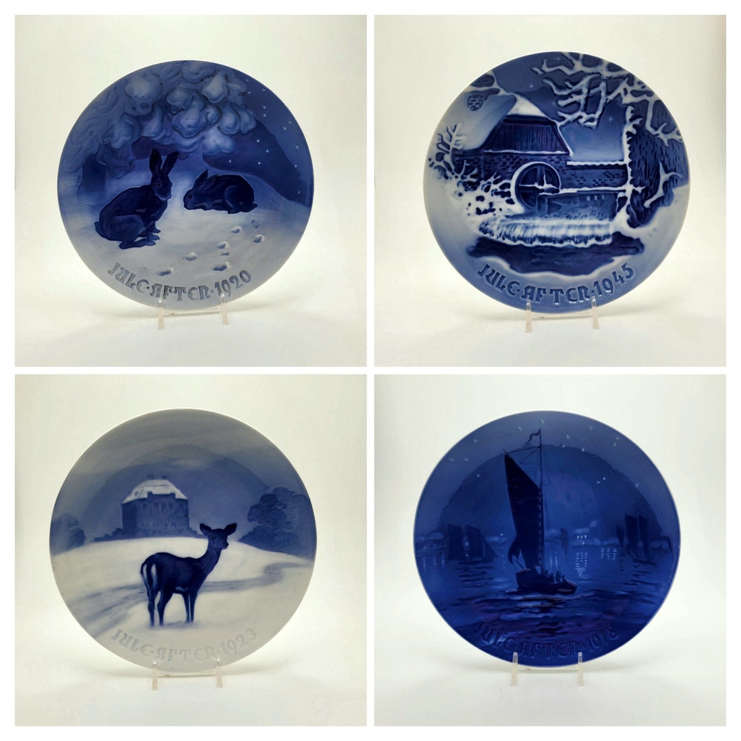 Bing & Grondahl Christmas Plates B and G Danish Vintage Plates ...