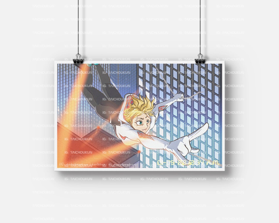Swing-gwen Spider-gwen Poster - Etsy