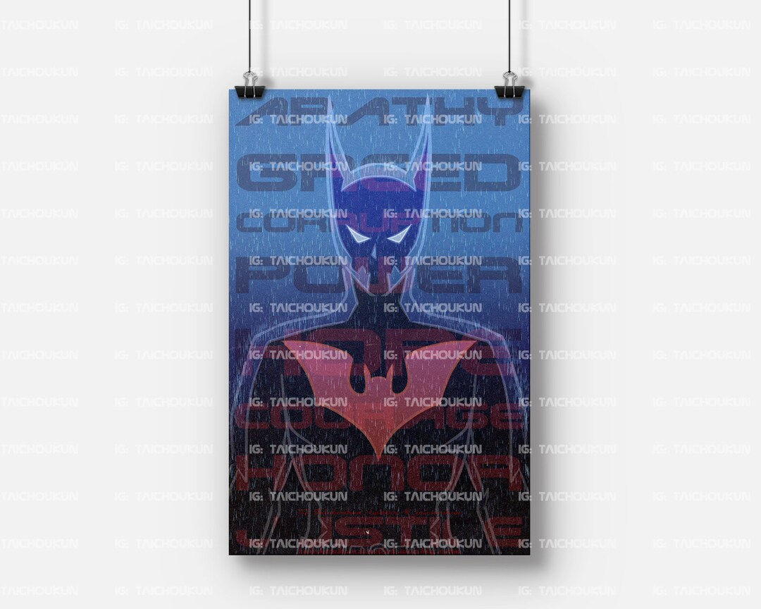 Batman Beyond 11x17 Print - Etsy