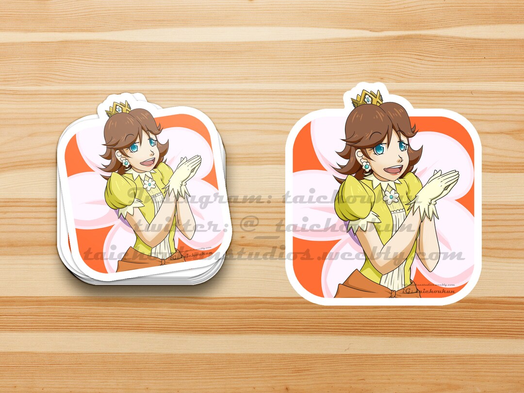 Princess Daisy Sticker - Etsy