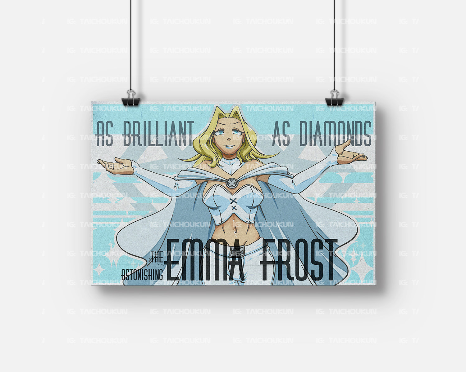 January Jones Emma Frost Poster