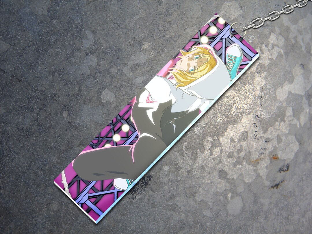 Stage Spider Spider-gwen Keychain - Etsy