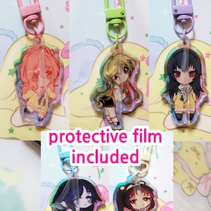 Denpa Girl Keychains (2.5" Holographic Acrylic) (IN STOCK) - Etsy