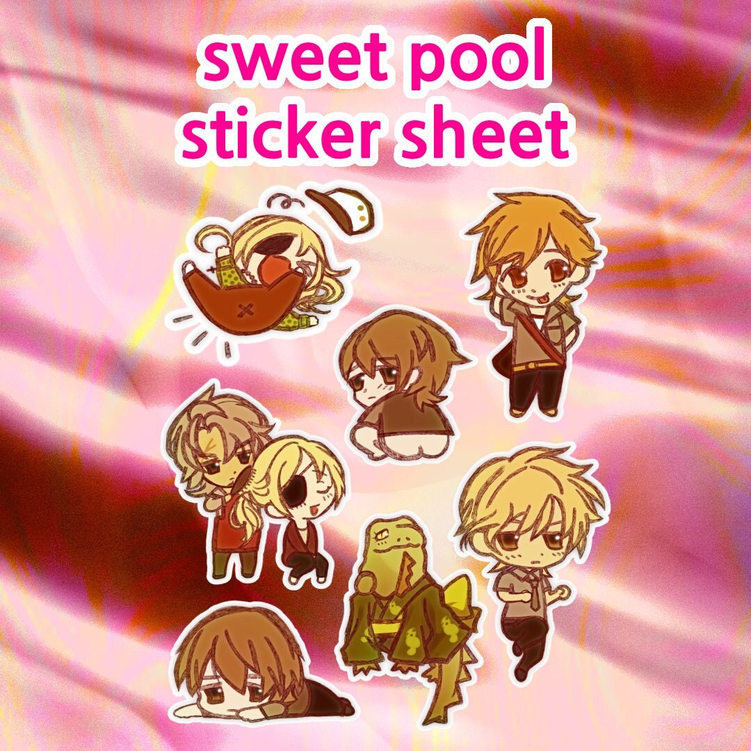 Sweet Pool Sticker Sheet - Etsy