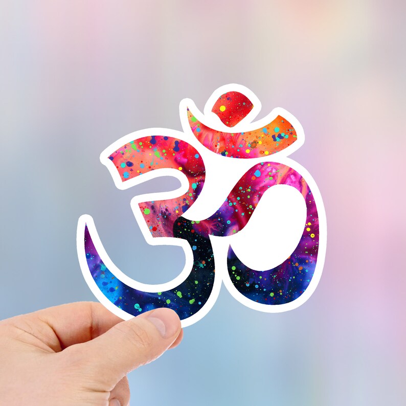 Ohm Symbol Yoga Stickers Meditation Stickers Ultimate - Etsy España