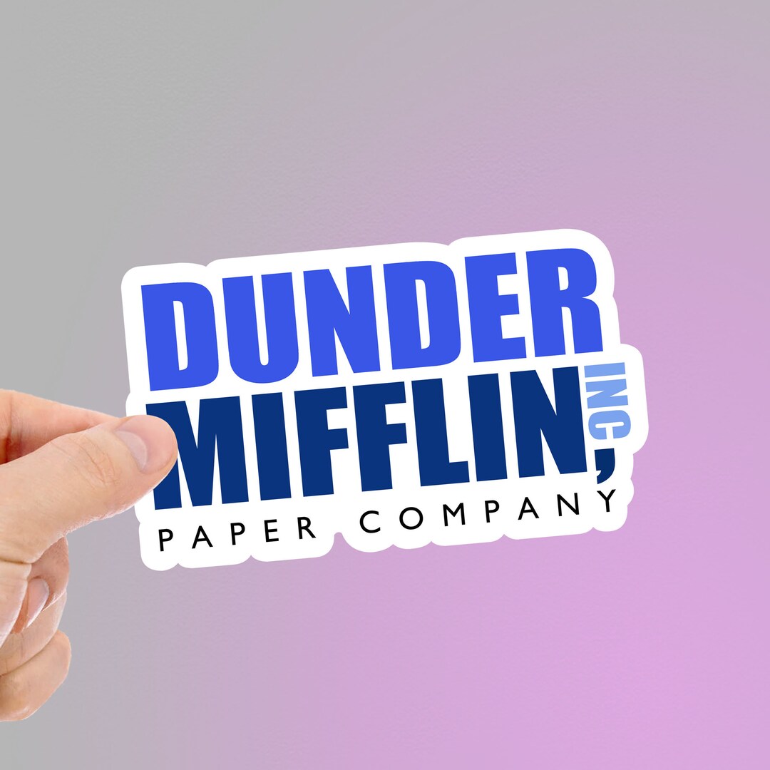 Dunder Mifflin Sticker, the Office Sticker, Cool Tumblr Stickers, Cute ...