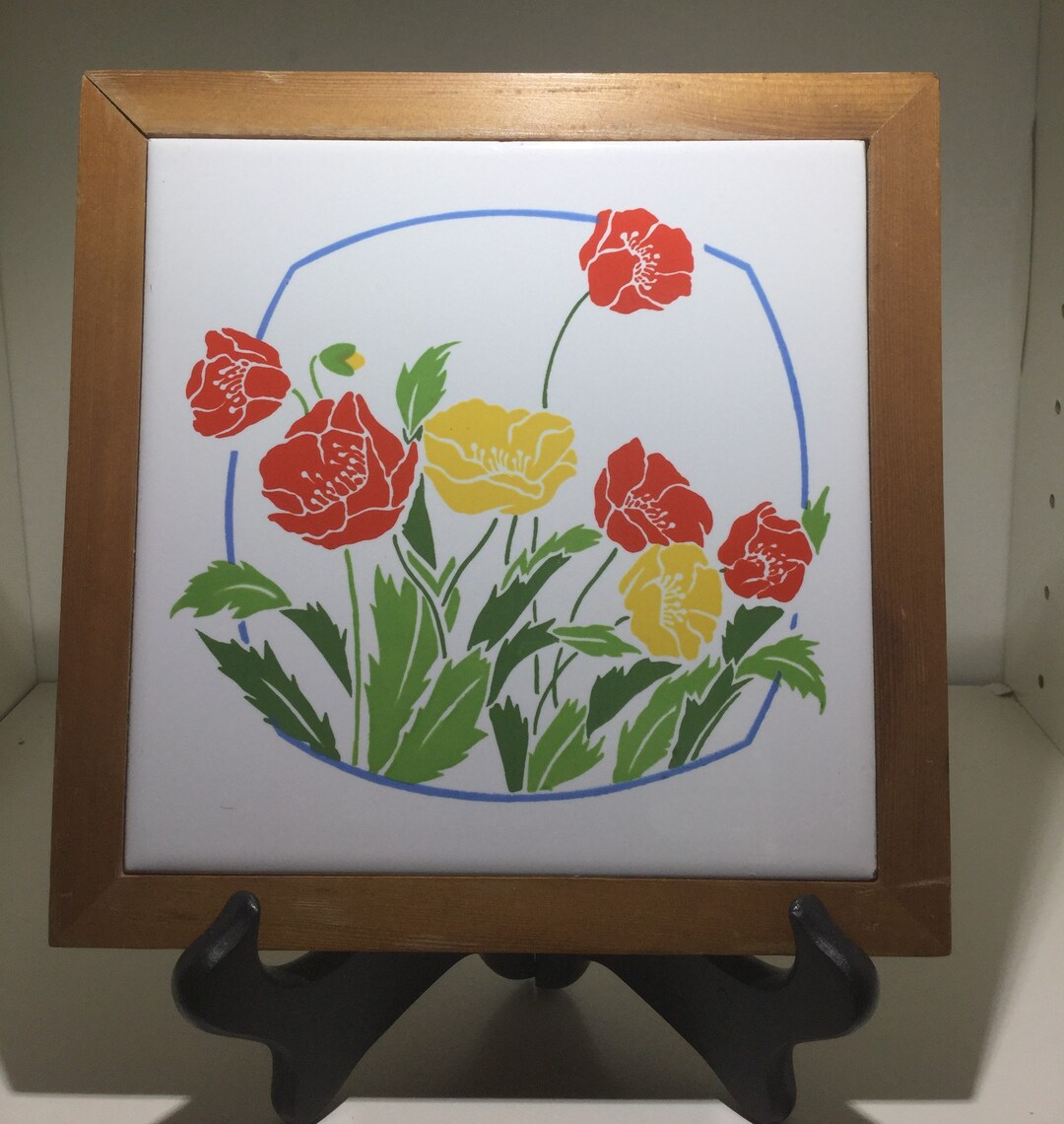 Vintage Ceramic Hot Plate/wall Decoration - Etsy