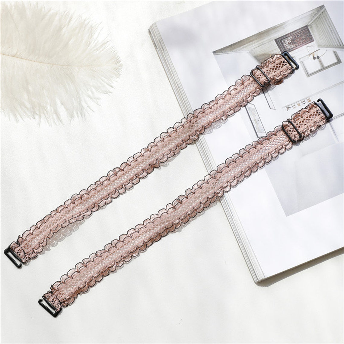 Cute Lace Bra Strap Off Shoulder Dress Decorative Bra Strap Etsy
