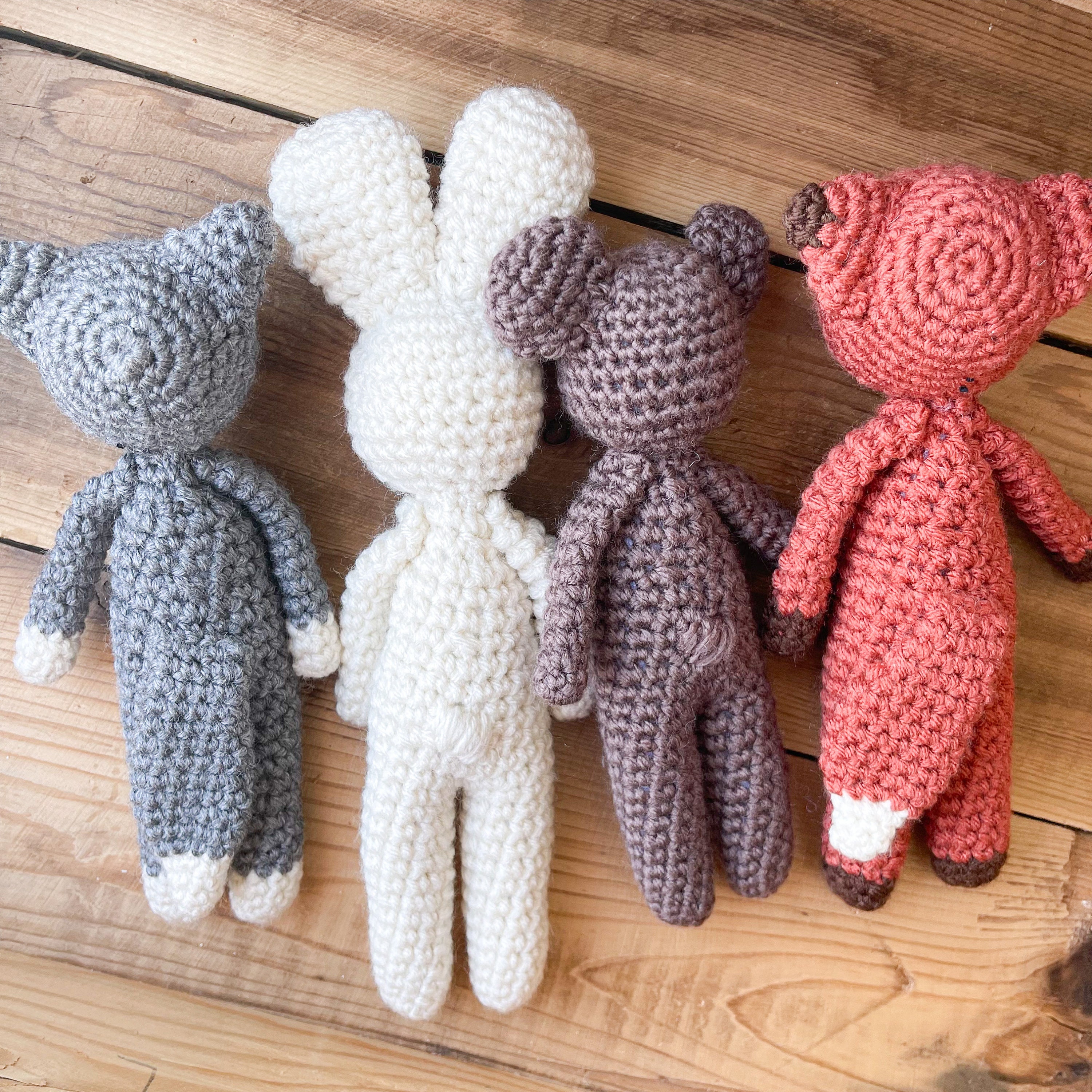 Mini Woodland Friends CROCHET Pattern Bundle, Amigurumi, Mini Bunny ...