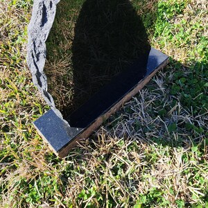 Custom Engraved Granite Name Stone – Monogram Address Marker ...