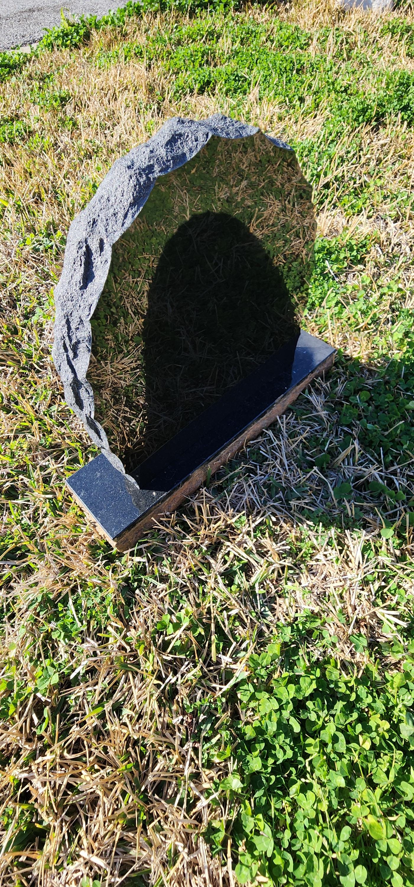 Custom Engraved Granite Name Stone – Monogram Address Marker ...
