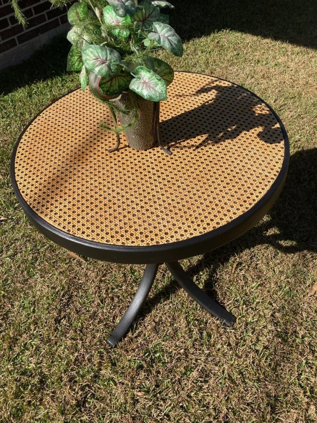 Sold!!!!!! Do Not Purchase. Thonet Style 26" Round Oak Bentwood & Cane ...