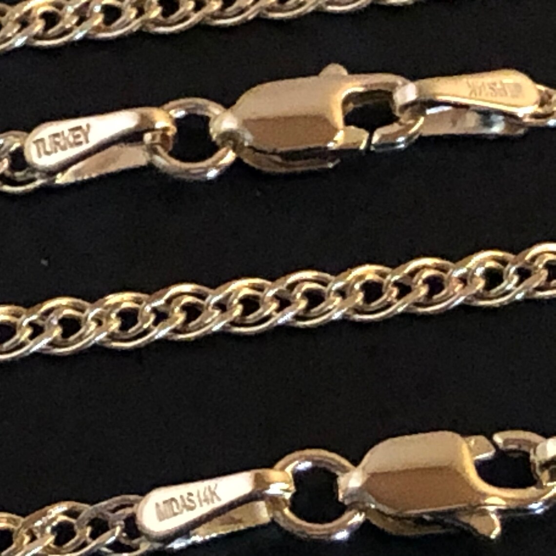 14 K Solid Yellow Gold 2.50 Mm Grand Nonna Chain Necklace | Etsy