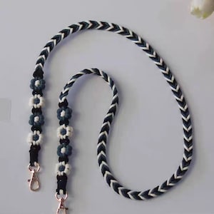 PDF Patterns Macrame Flower Bag Strap With Lobster Clasps in English ...