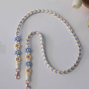 PDF Patterns Macrame Flower Bag Strap With Lobster Clasps in English ...