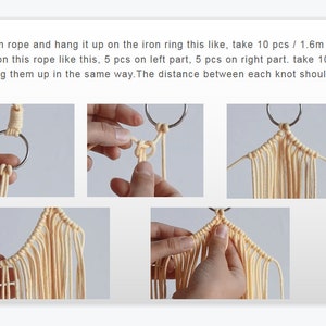 DIY Macrame Air Plant Hanger Pattern | Macrame Tutorial for Beginner Level | Macrame Learning ...