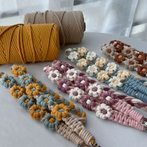 BEGINNER LEVEL / Macrame Tutorial / Learn Macrame / Macrame Bag Strap ...