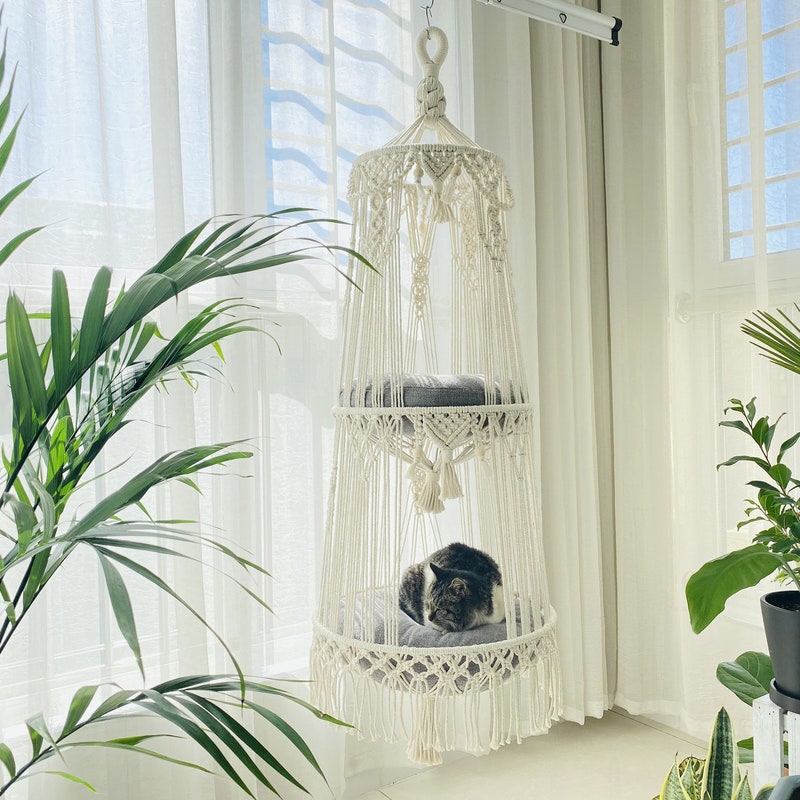 Ceiling Hanging Cat Bed - Etsy