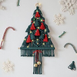 BEGINNER LEVEL / Macrame Tutorial / Learn Macrame / Macrame Christmas ...