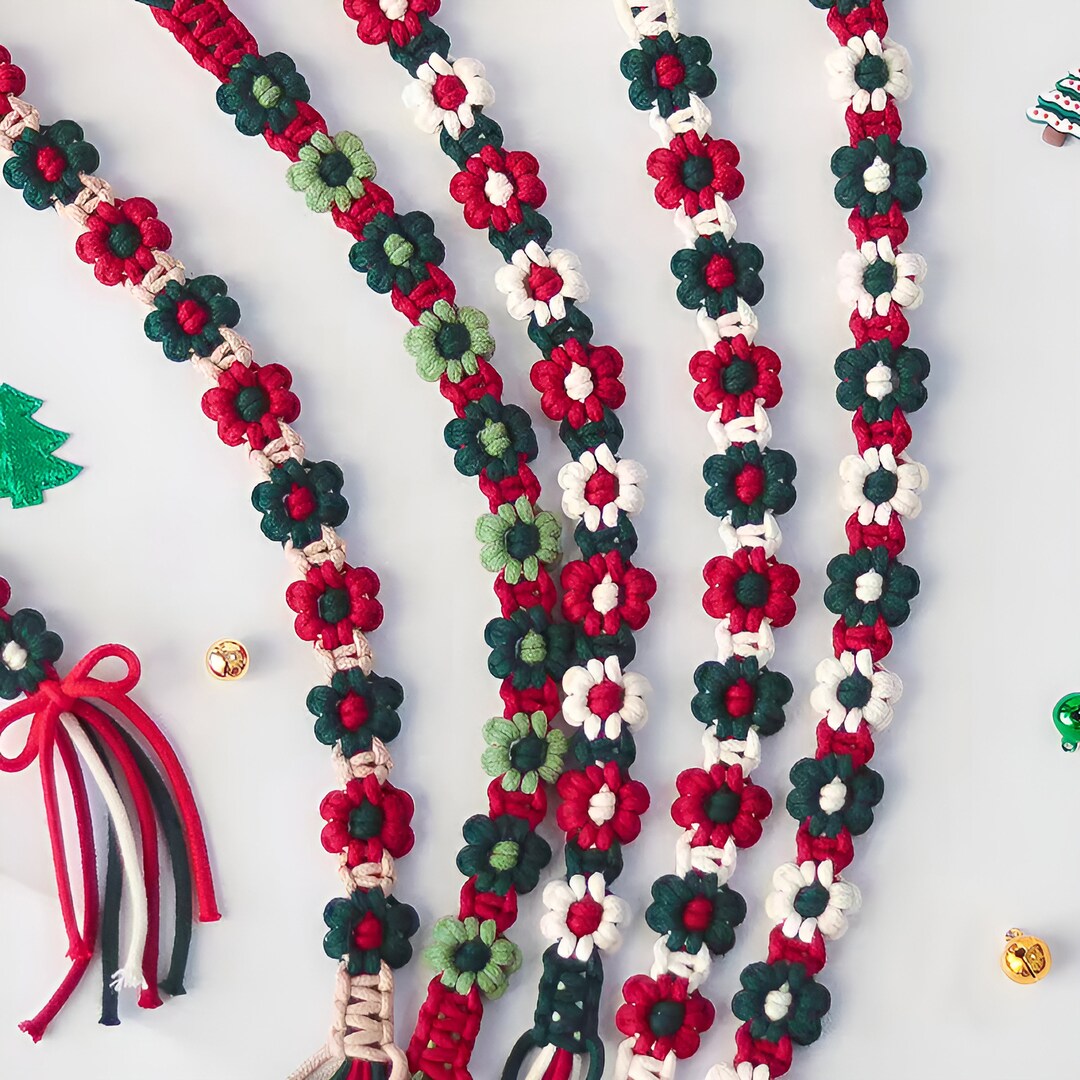 Beginner Level - PDF Patterns Macrame Flower Bag Strap With Lobster ...