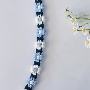 PDF Patterns Macrame Flower Bag Strap With Lobster Clasps in English ...