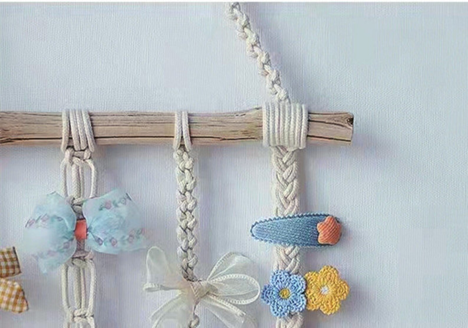 Macrame Bow Hanger Hair Bow Hanger Headband Hanger Bow - Etsy