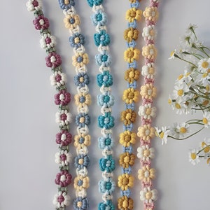 PDF Patterns Macrame Flower Bag Strap With Lobster Clasps in English ...