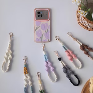 BEGINNER LEVEL / Macrame Tutorial / Learn Macrame / Macrame Phone Strap / Macrame Keychain / Diy ...