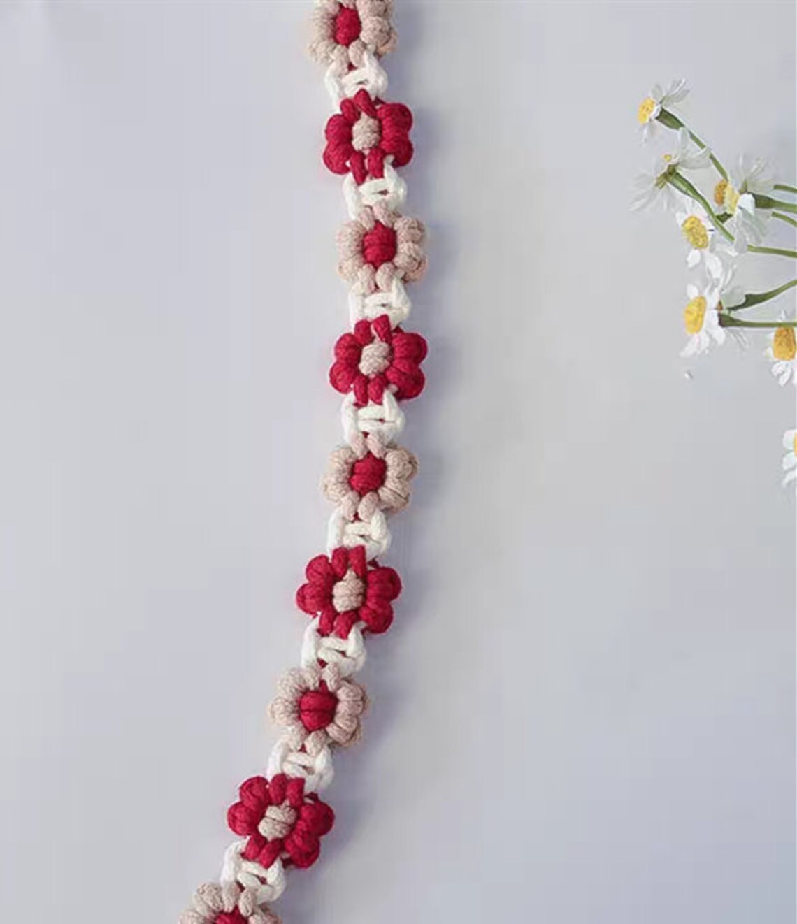 PDF Patterns Macrame Flower Bag Strap With Lobster Clasps in English ...