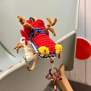 Beginner Macrame Dragon PDF Pattern, Macrame PDF Tutorial, Macrame Pattern With Step Be Step ...