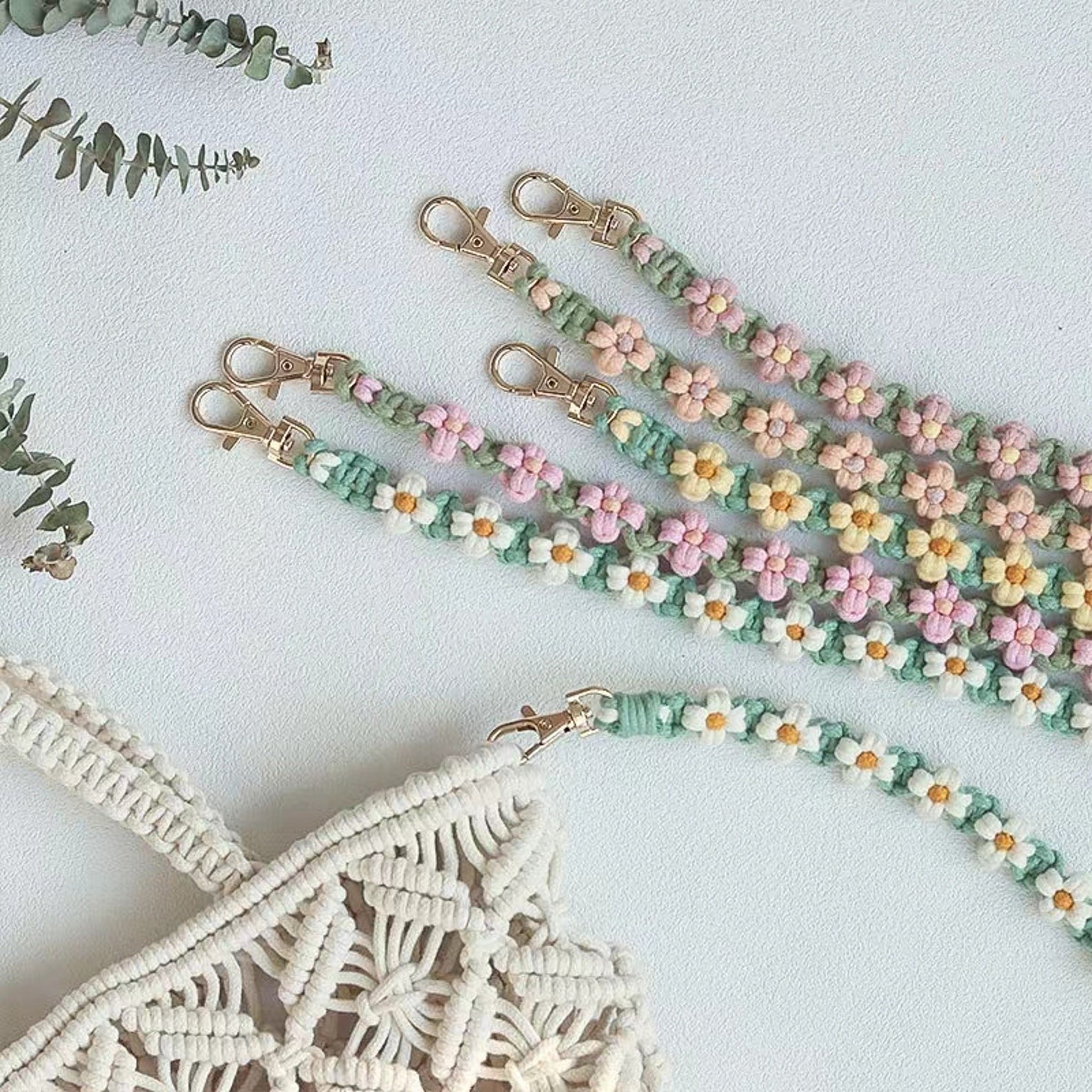 MACRAME TUTORIAL / Learn Macrame / Macrame Bag Strap / Camera - Etsy