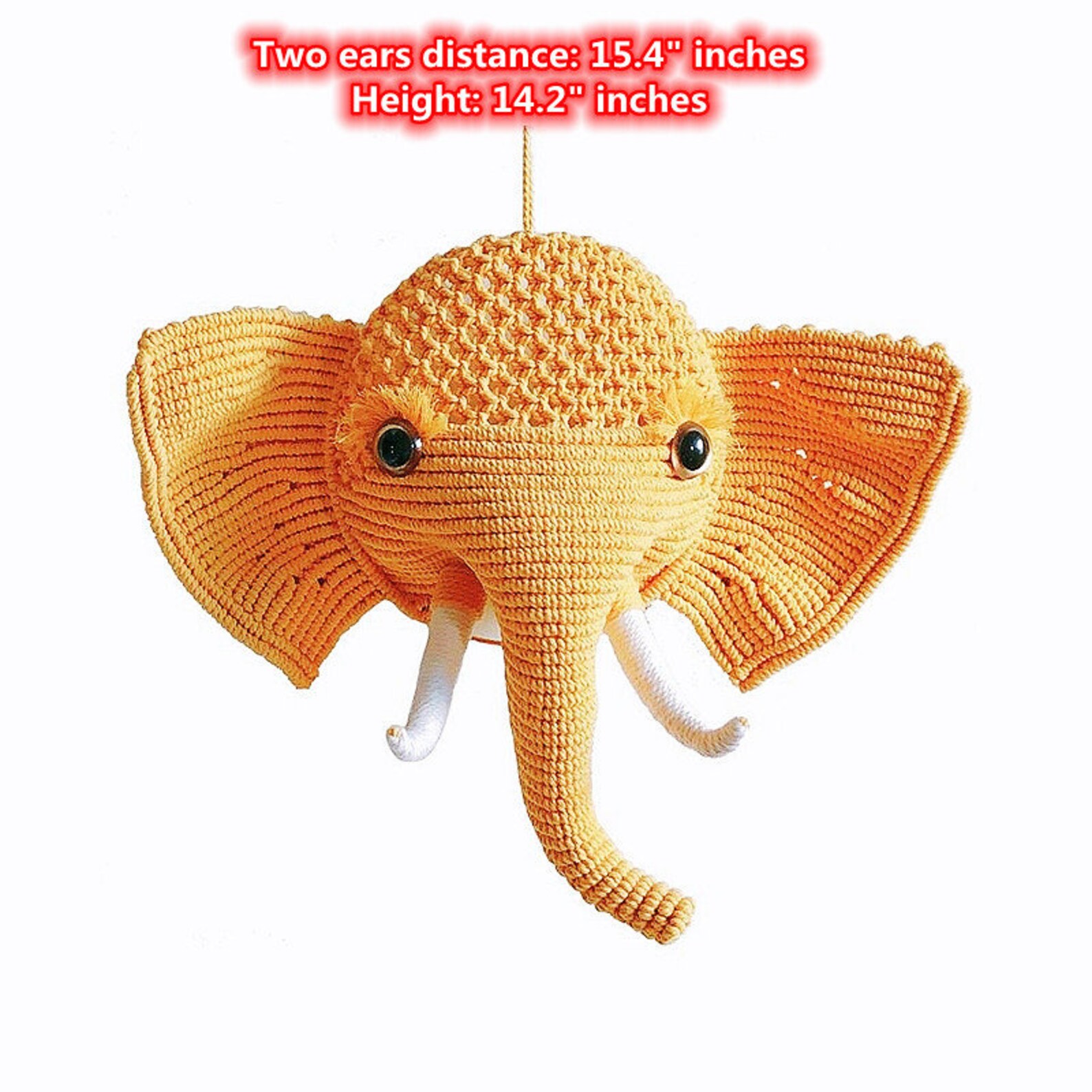 DIGITAL VIDEO TUTORIAL for Macrame Elephant Head Macrame - Etsy