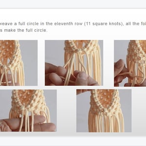 DIY Macrame Air Plant Hanger Pattern | Macrame Tutorial for Beginner Level | Macrame Learning ...